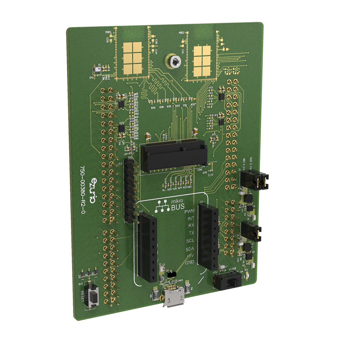 STM32 Nucleo-144 Adapter | Wi-Fi M.2 2230 Modules | Ezurio
